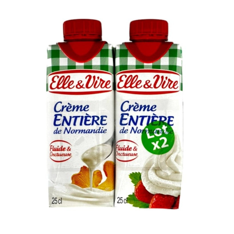Elle & Vire Creme - 2 x 25cl – Notting Hill Fish + Meat